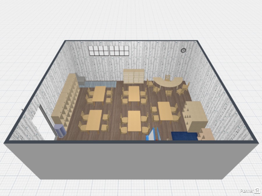 Classroom - Free Online Design | 3D DIY Floor Plans by Planner 5D