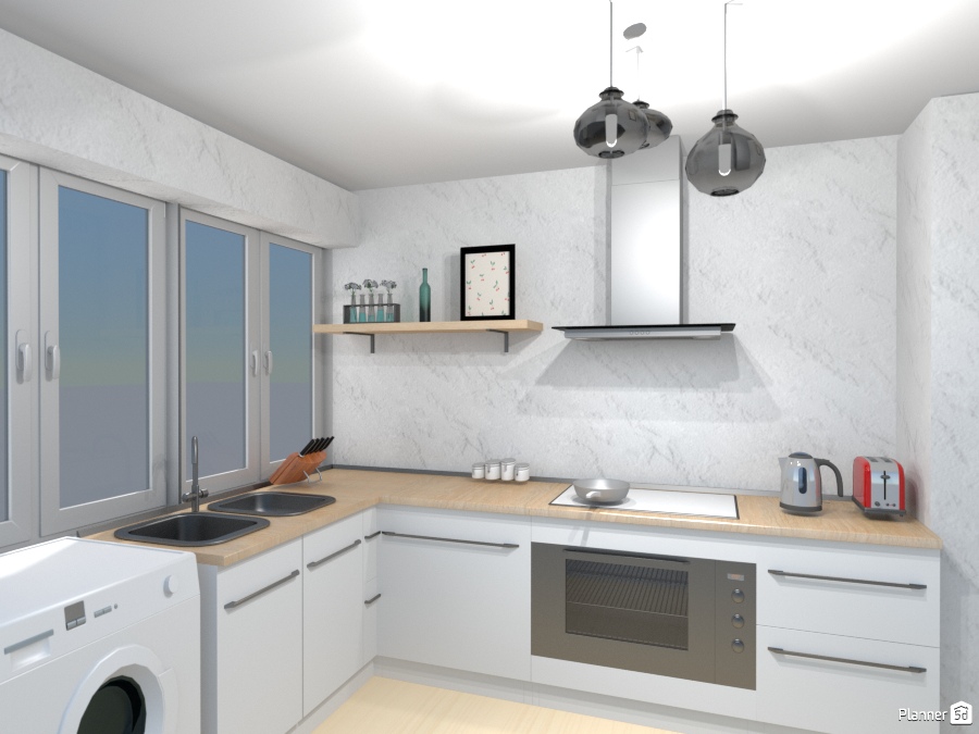 Kitchen - Free Online Design | 3D House Ideas - Jaezychor by Planner 5D