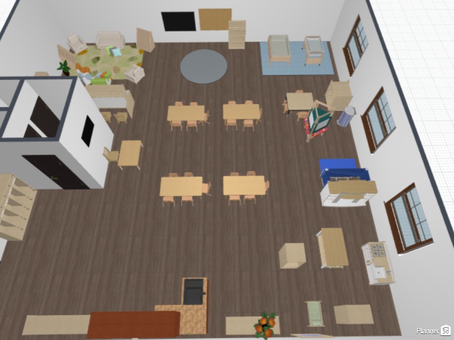 Classroom - Free Online Design | 3D Floor Plans by Planner 5D