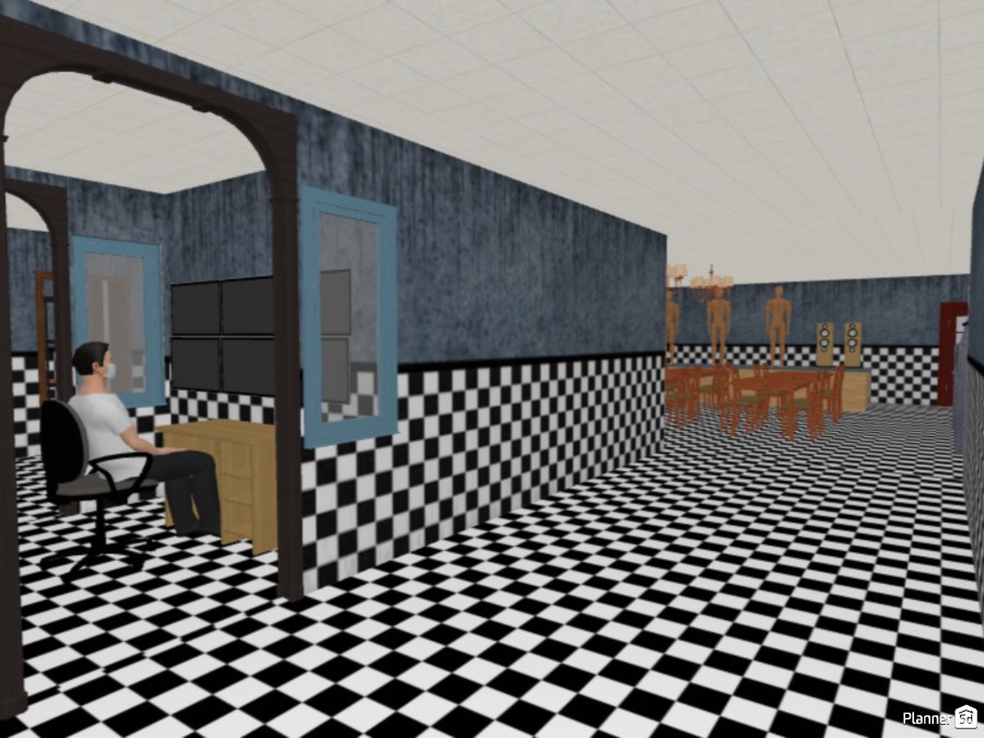 FNAF 1 Map - Free Online Design | 3D Floor Plans by Planner 5D