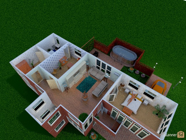 The Winifred - Free Online Design | 3D Floor Plans by Planner 5D