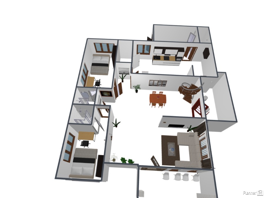 HOUSE PLANE - Free Online Design | 3D Floor Plans by Planner 5D