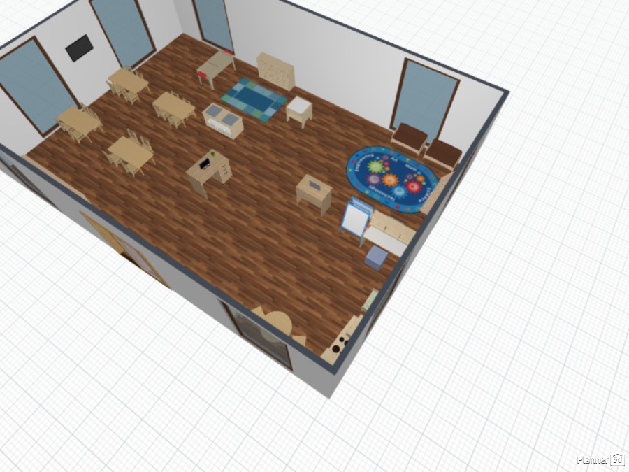 Classroom - Free Online Design | 3D Office Floor Plans by Planner 5D