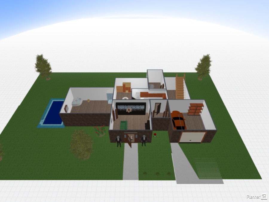 FRAT HOUSE - Free Online Design | 3D Floor Plans by Planner 5D