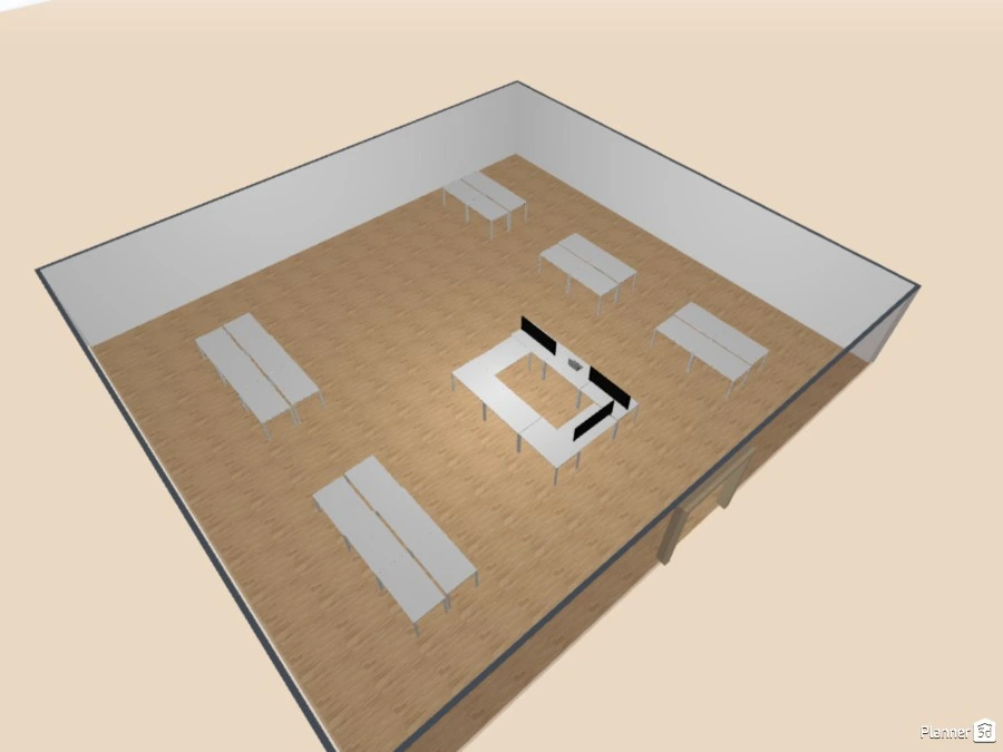 Layout_Pameran - Free Online Design | 3D Office Floor Plans by Planner 5D