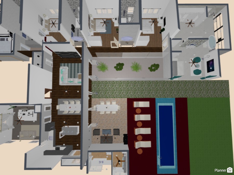 3D HOME - Free Online Design | 3D House Floor Plans by Planner 5D