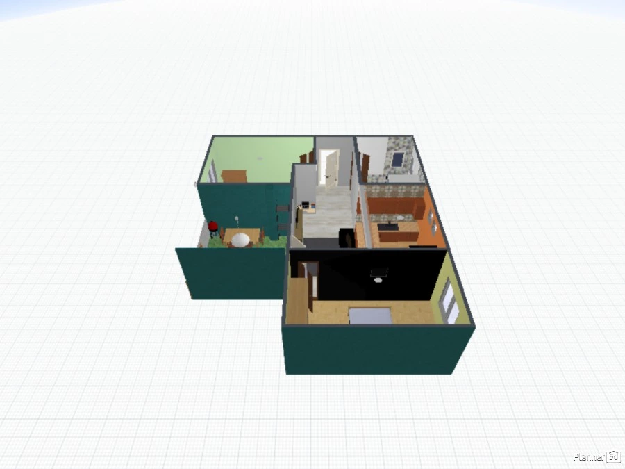 Projeto da planta da minha casa - Free Online Design | 3D House Floor ...