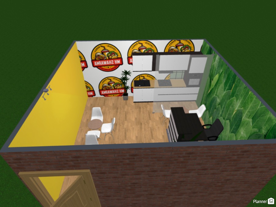 Shawarma shop - Free Online Design | 3D Floor Plans by Planner 5D