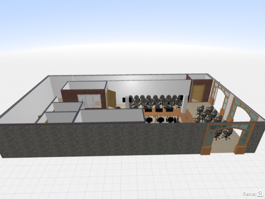 Escritorio - Free Online Design | 3D Office Floor Plans by Planner 5D