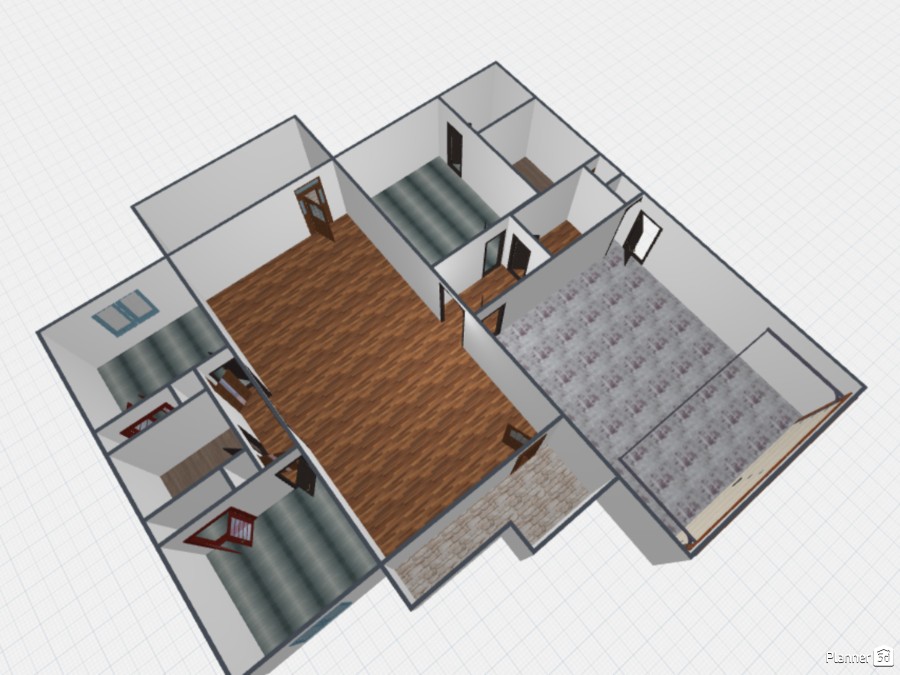 Sims House 1 - Free Online Design | 3D House Floor Plans by Planner 5D