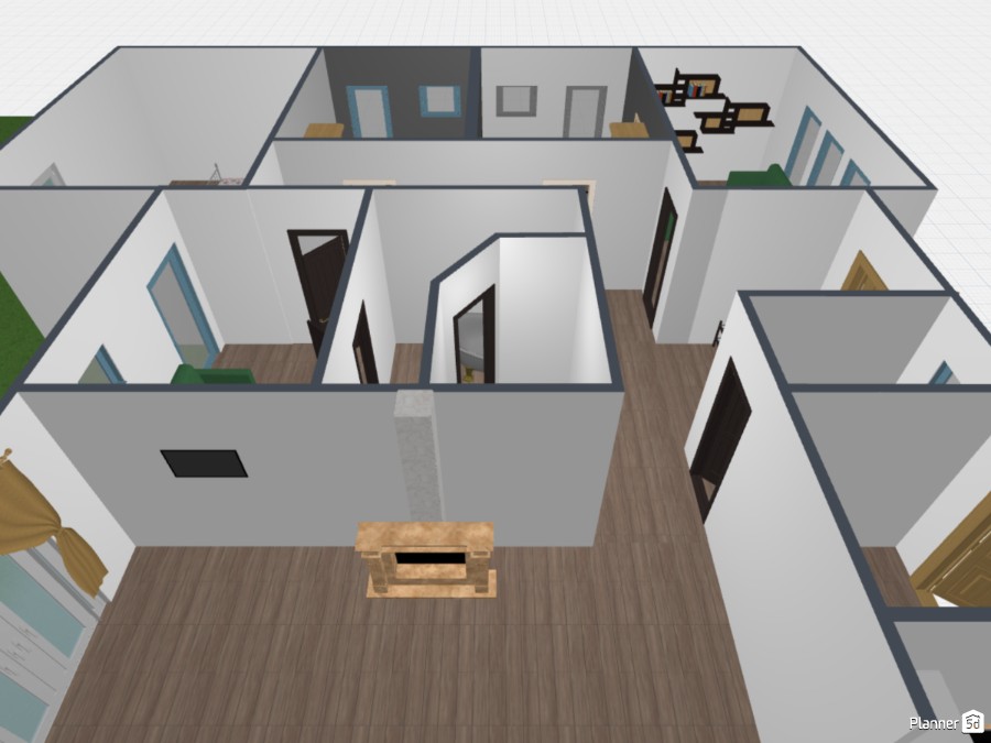 Maja123 - Free Online Design | 3D Cafe Floor Plans by Planner 5D