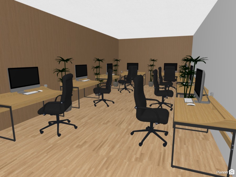 Cybercafé - Free Online Design | 3D Floor Plans by Planner 5D