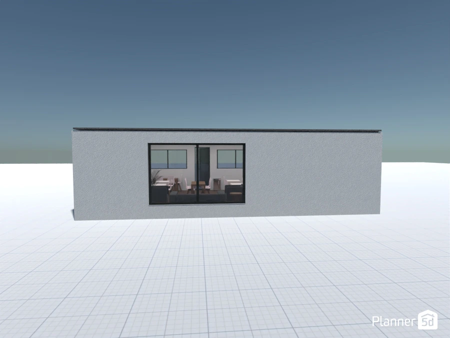 Boxcar Barista's - Free Online Design | 3D Cafe Floor Plans by Planner 5D