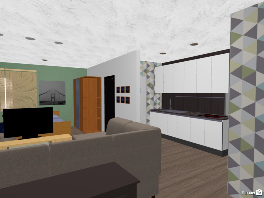 Flat - testes - Free Online Design | 3D Studio Floor Plans by Planner 5D