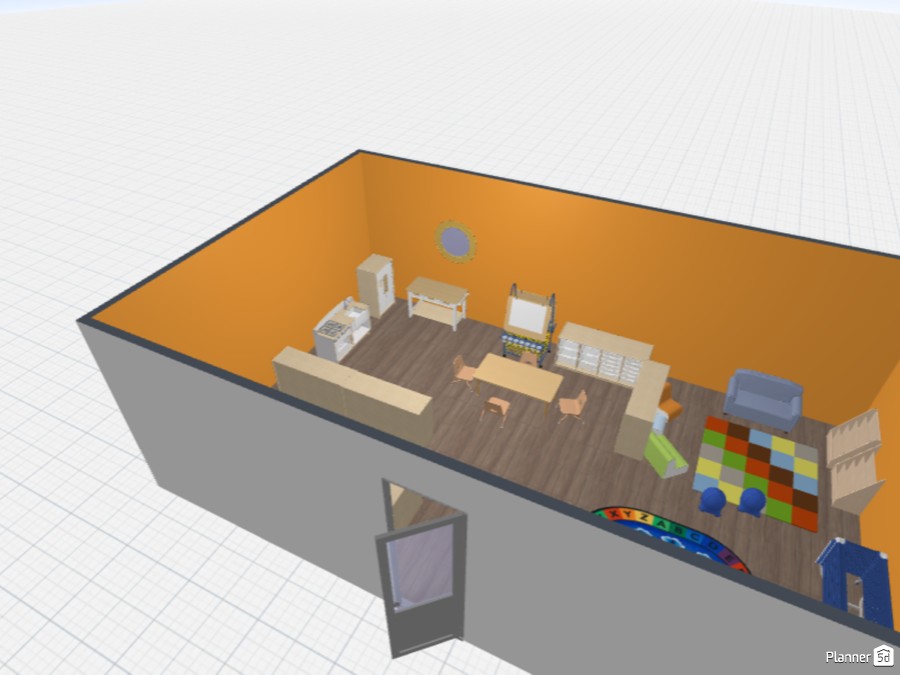 l,.,,,, - Free Online Design | 3D Kids Room Floor Plans by Planner 5D