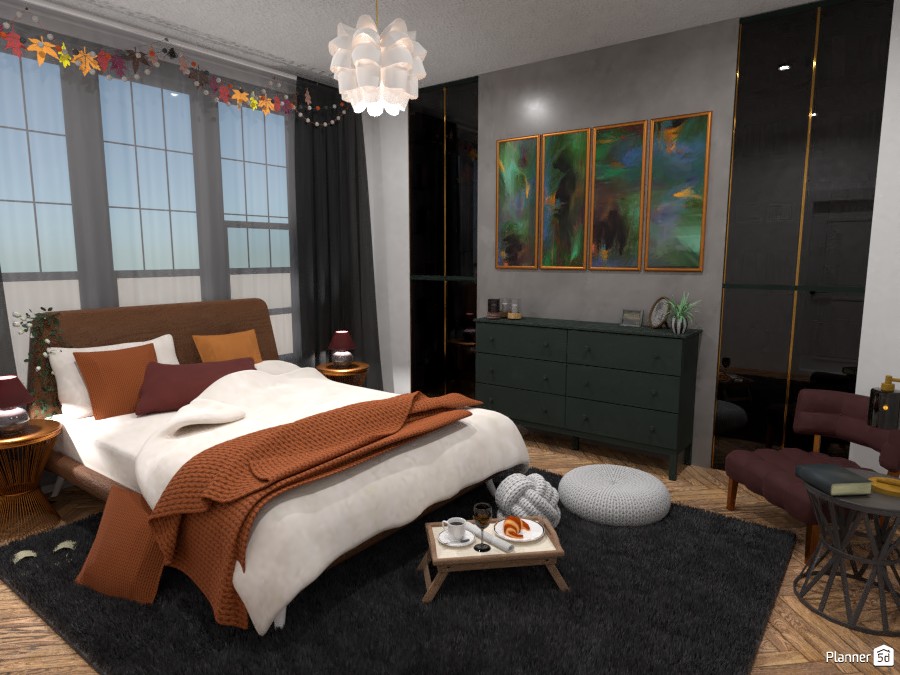 BEDROOM - Free Online Design | 3D Floor Plans by Planner 5D
