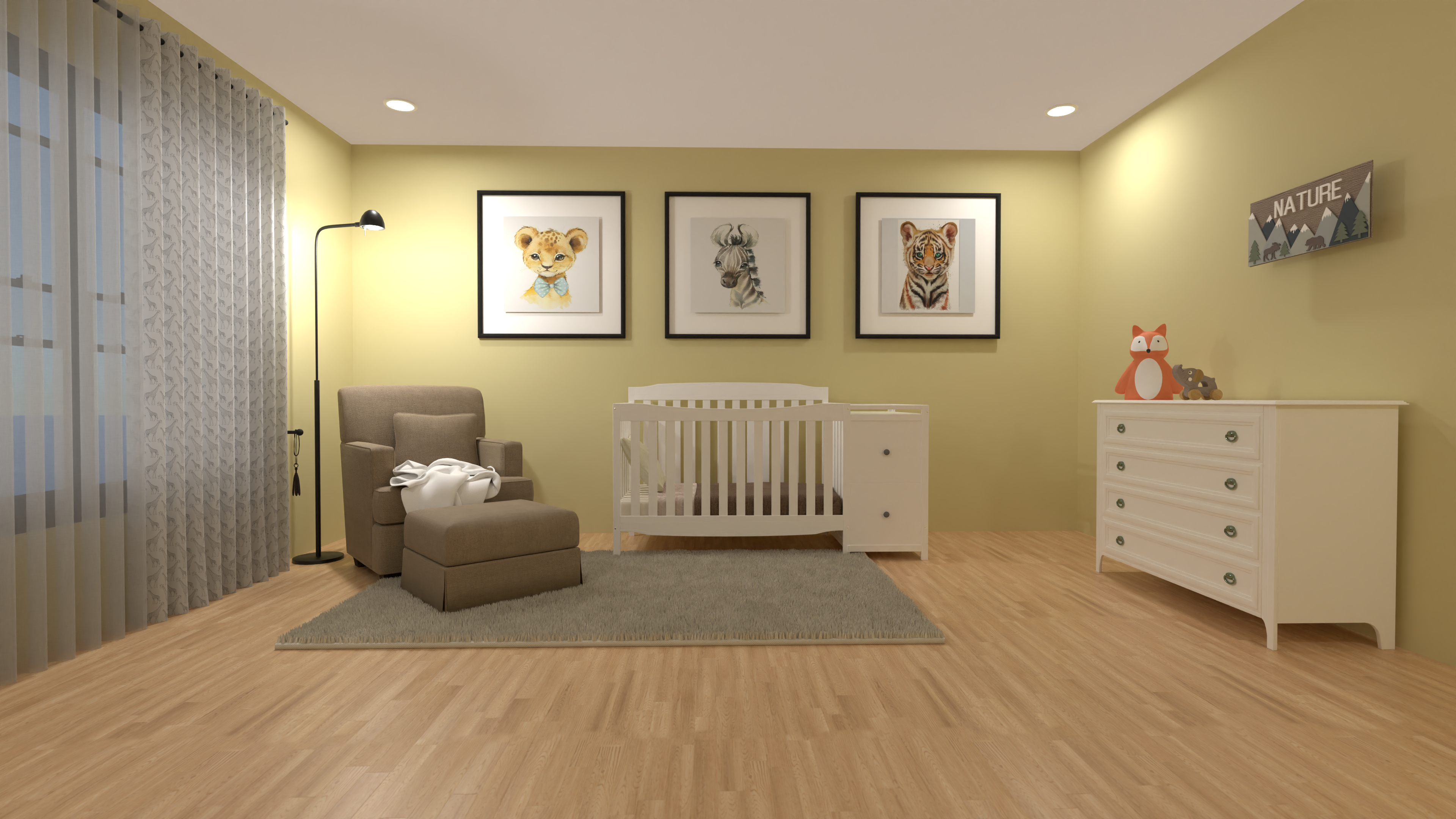 Project Baby Crib - Free Online Design | 3D Kids Room Floor Plans by ...