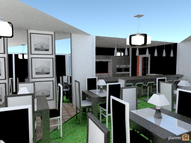 Restaurante - Free Online Design | 3D Kitchen Floor Plans by Planner 5D