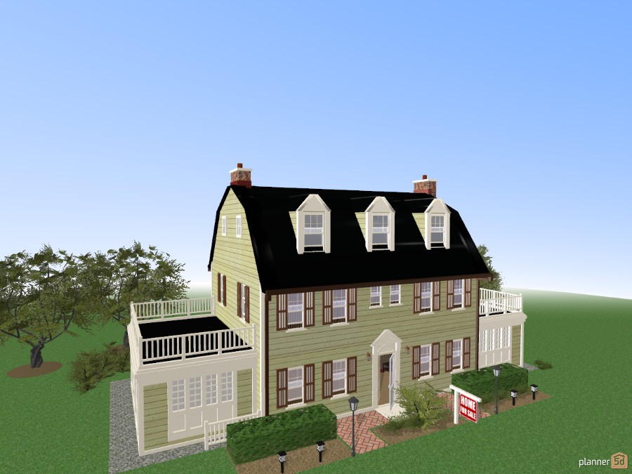 Amityville Horror House - REVISED #2 - Free Online Design | 3D Floor ...