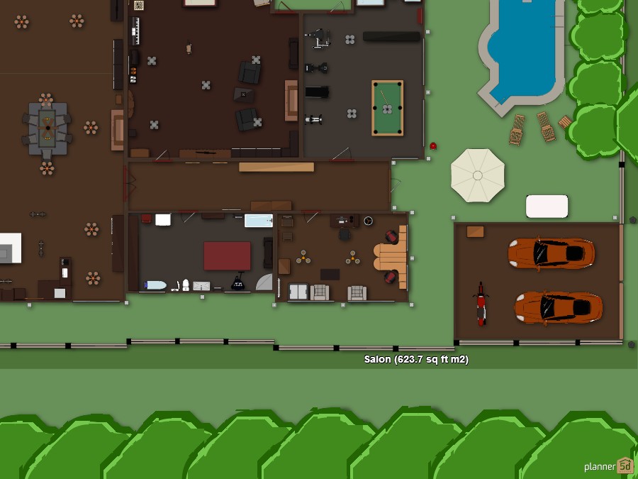 Spectacular home - Free Online Design | 3D Floor Plans by Planner 5D