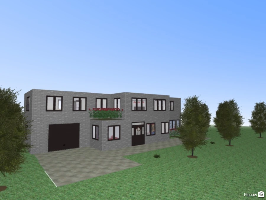 Modern Home - Free Online Design | 3D Floor Plans by Planner 5D