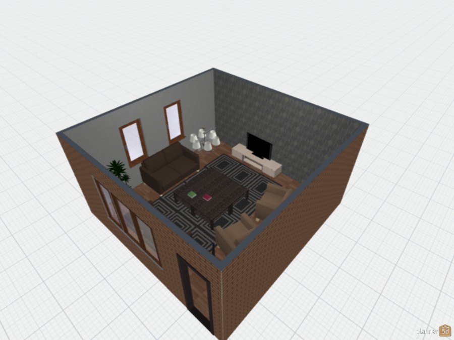 Sala de Estar - Free Online Design | 3D Floor Plans by Planner 5D