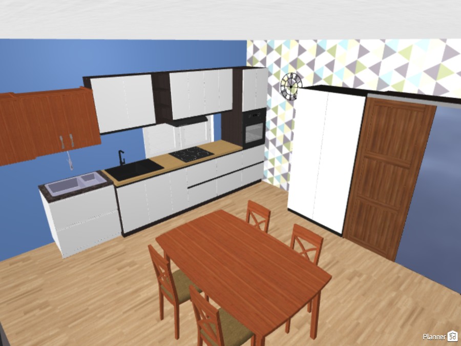 Kitchen - Free Online Design | 3D Kitchen Floor Plans by Planner 5D