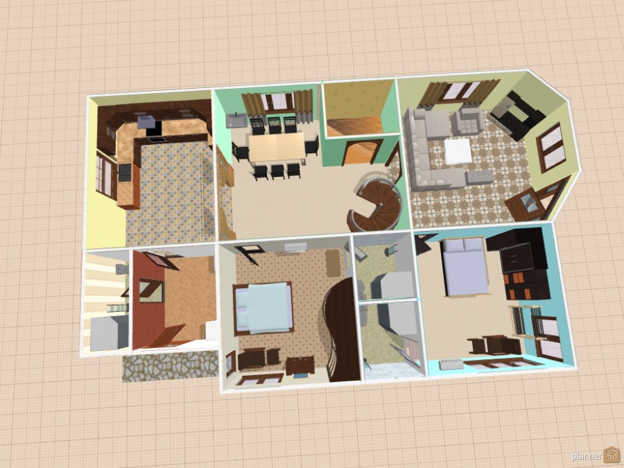 Mydream - Free Online Design | 3D Floor Plans by Planner 5D