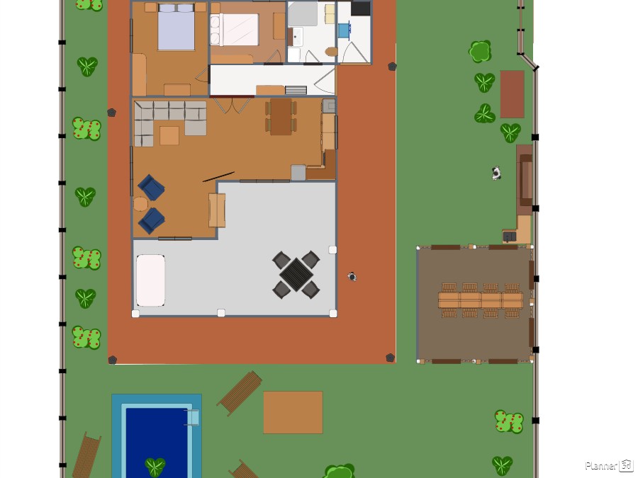 DACHA - Free Online Design | 3D Apartment Floor Plans by Planner 5D