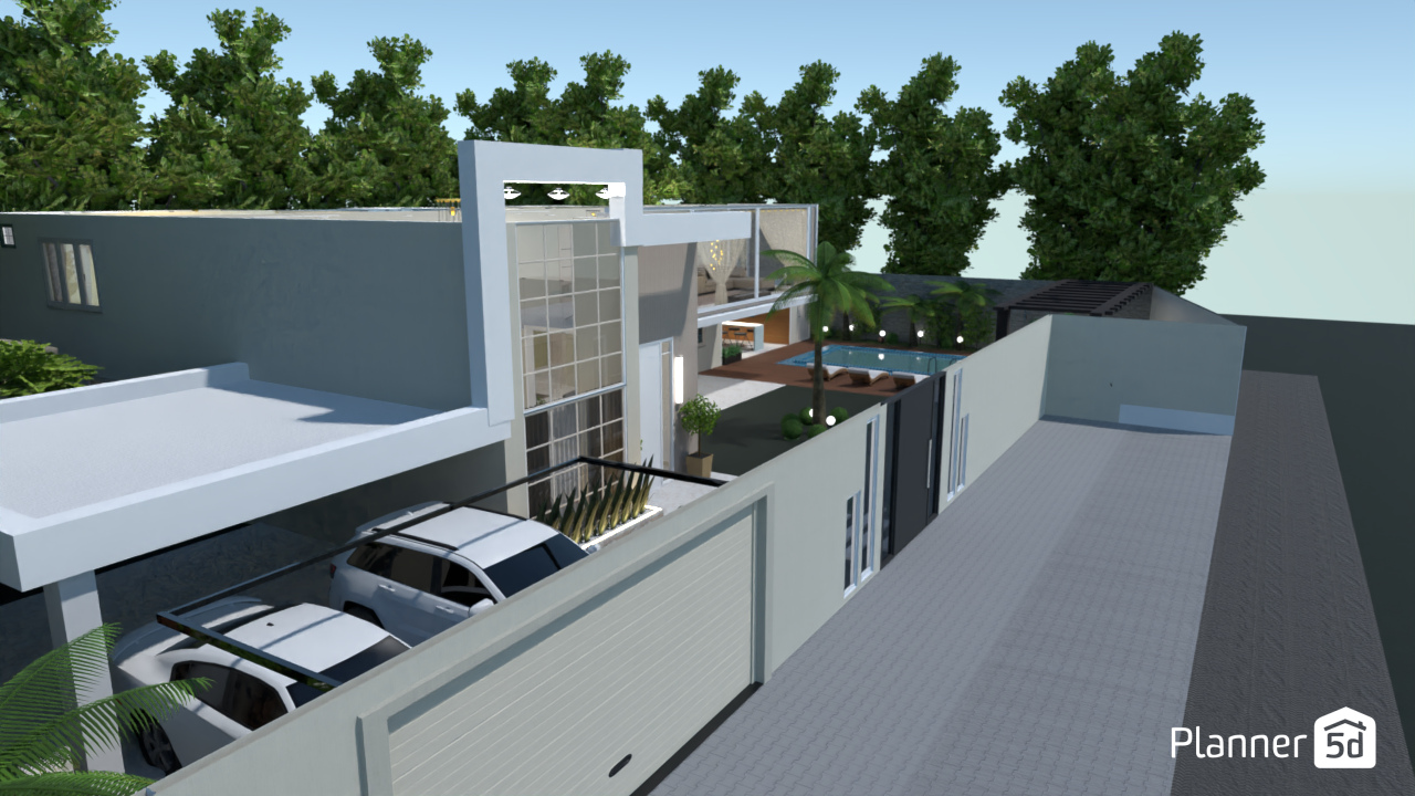 CASA MODERNA - Free Online Design | 3D Floor Plans by Planner 5D