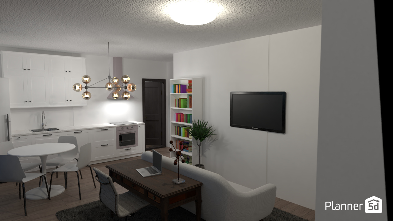 3 bedrooms-60m2 - Free Online Design | 3D Apartment Floor Plans by ...