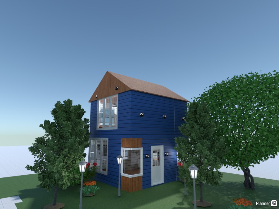 Tiny House - Free Online Design | 3D Floor Plans by Planner 5D