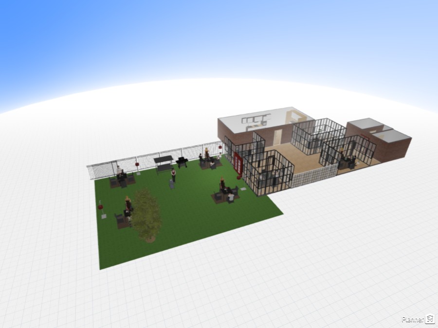 Tecnical - Free Online Design | 3D Cafe Floor Plans by Planner 5D