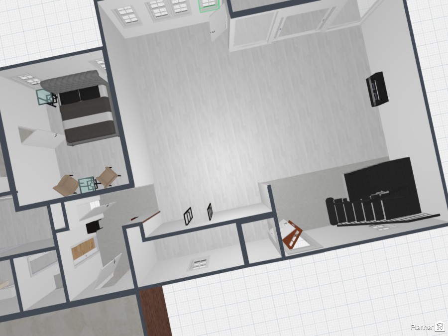 DREAM HOUSE - Free Online Design | 3D Dining Room Floor Plans by Planner 5D