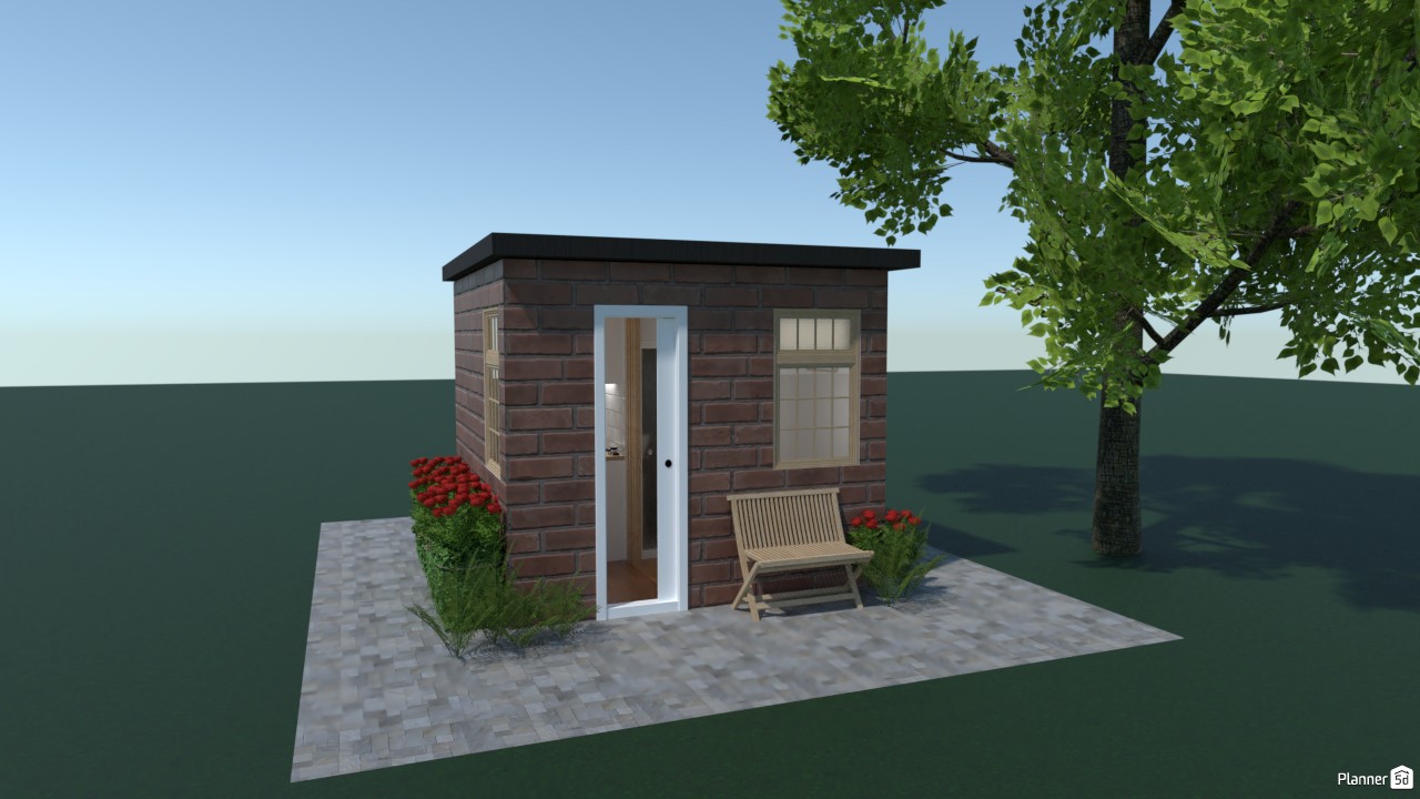 Casa 3x3 L. (p.c.) - Free Online Design | 3D Floor Plans by Planner 5D