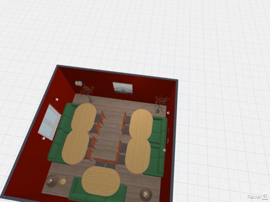 Кафе - Free Online Design | 3D Cafe Floor Plans by Planner 5D