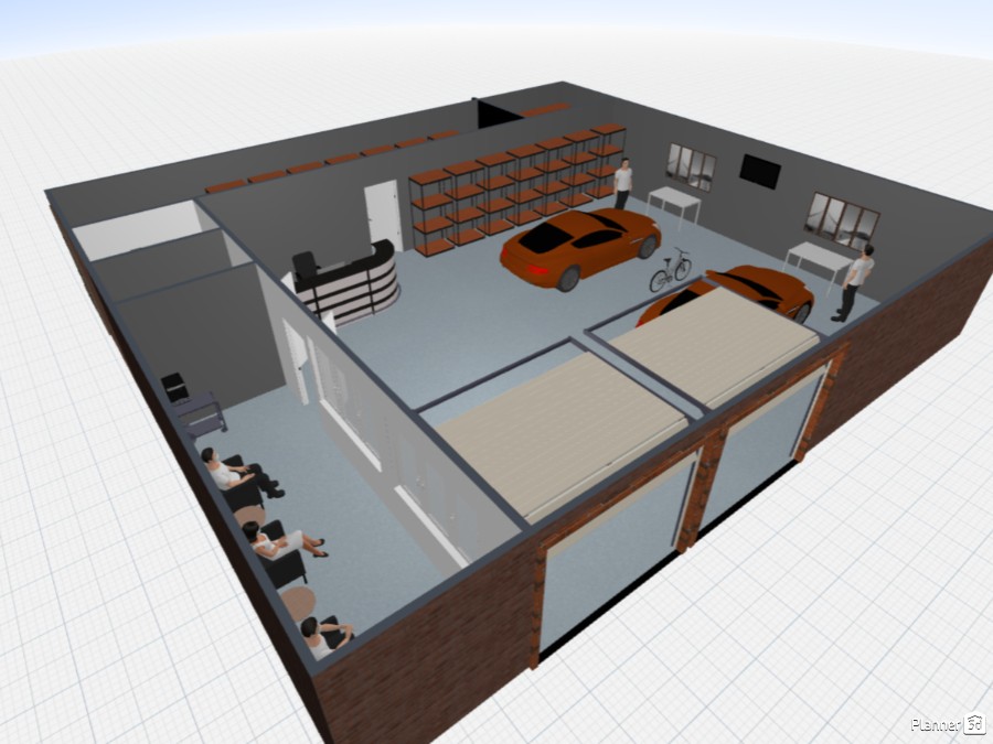 Master Pro - MPV - Free Online Design | 3D Garage Floor Plans by Planner 5D