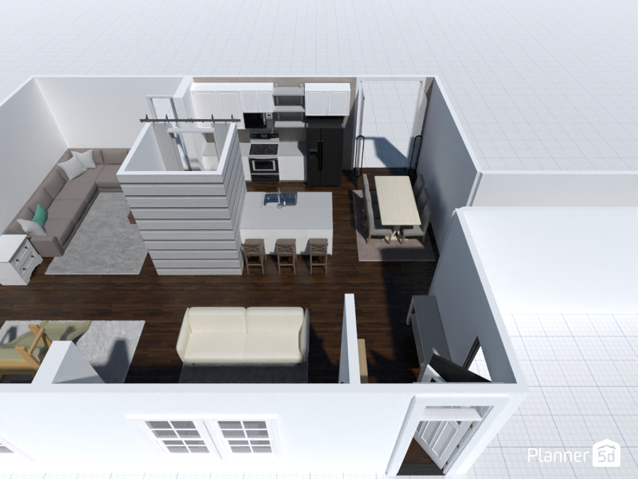 Main area layout - Free Online Design | 3D Floor Plans by Planner 5D