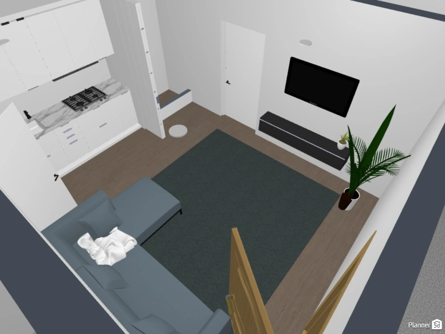 Casa 10x7 - Free Online Design | 3D Floor Plans by Planner 5D