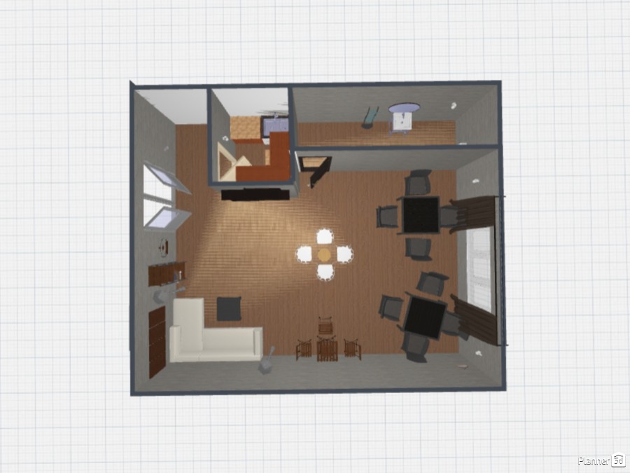 Cafe - Free Online Design | 3D Cafe Floor Plans by Planner 5D