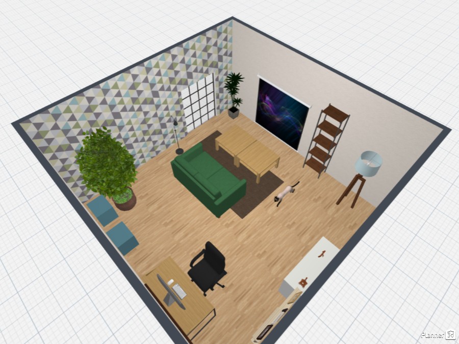 Mitt rom - Marte - Free Online Design | 3D House Floor Plans by Planner 5D