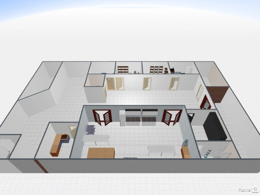 Denah Dapur Instalasi Gizi - Free Online Design | 3D Floor Plans by ...