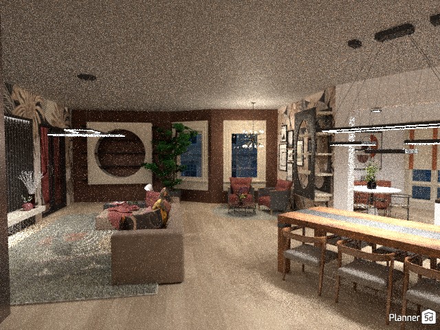 Downtown Apartment - Free Online Design | 3D Floor Plans by Planner 5D