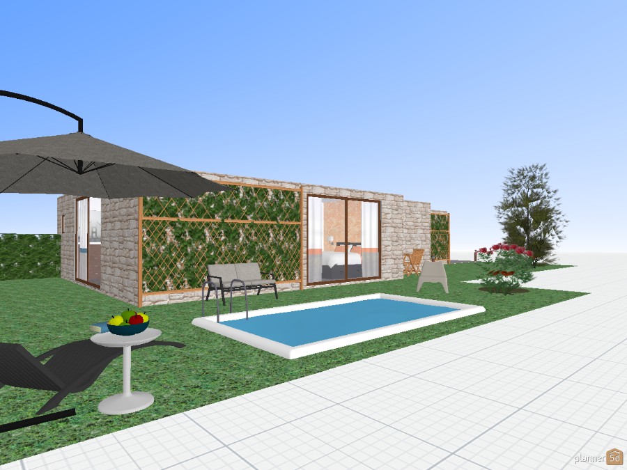 Maison moderne - Free Online Design | 3D House Floor Plans by Planner 5D