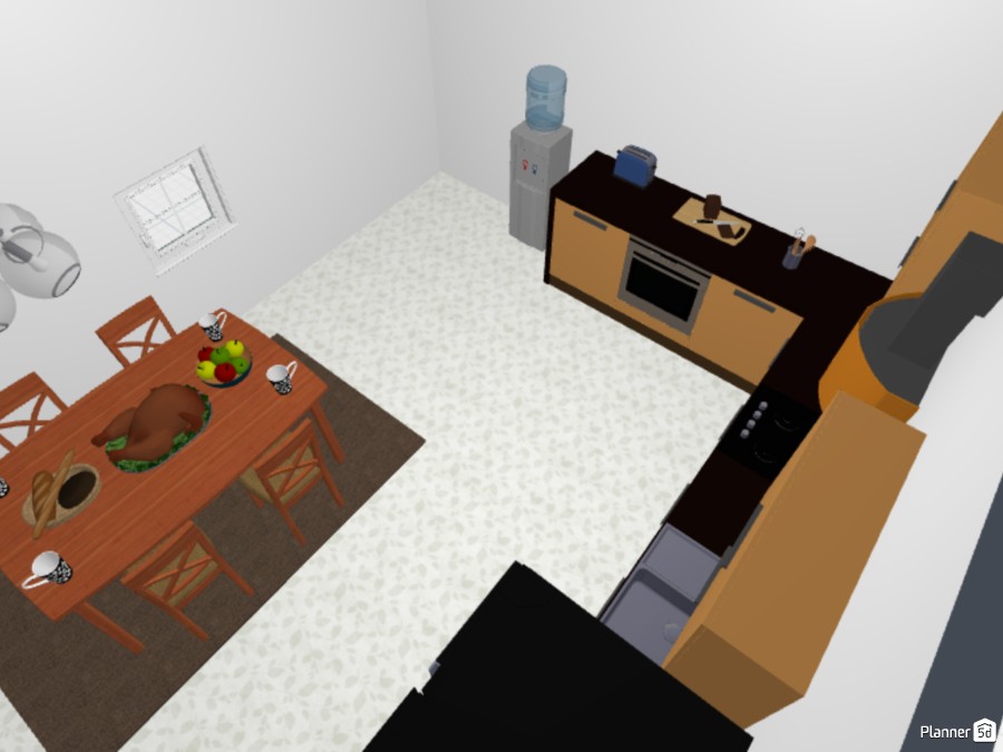 Kitchen new project - Free Online Design | 3D Kitchen Floor Plans by ...