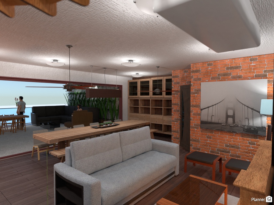 DEPTO PROYECTO SUR - Free Online Design | 3D Apartment Floor Plans by ...