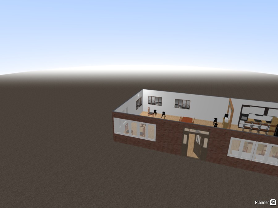 Jtjt - Free Online Design | 3D Cafe Floor Plans by Planner 5D