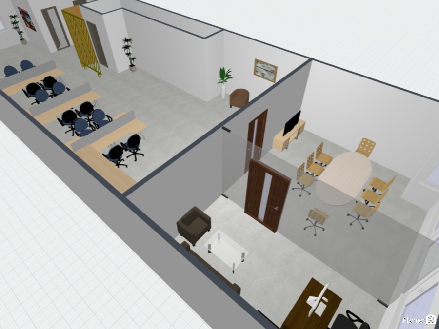Intekma - Free Online Design | 3D Despacho Floor Plans by Planner 5D