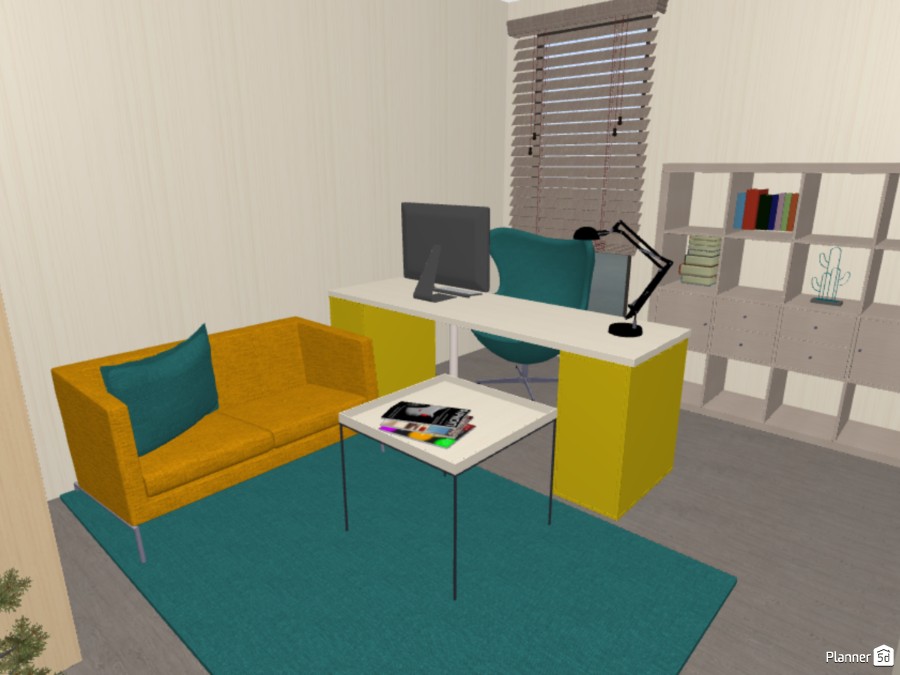 Office small and modern - Free Online Design | 3D Floor Plans by Planner 5D