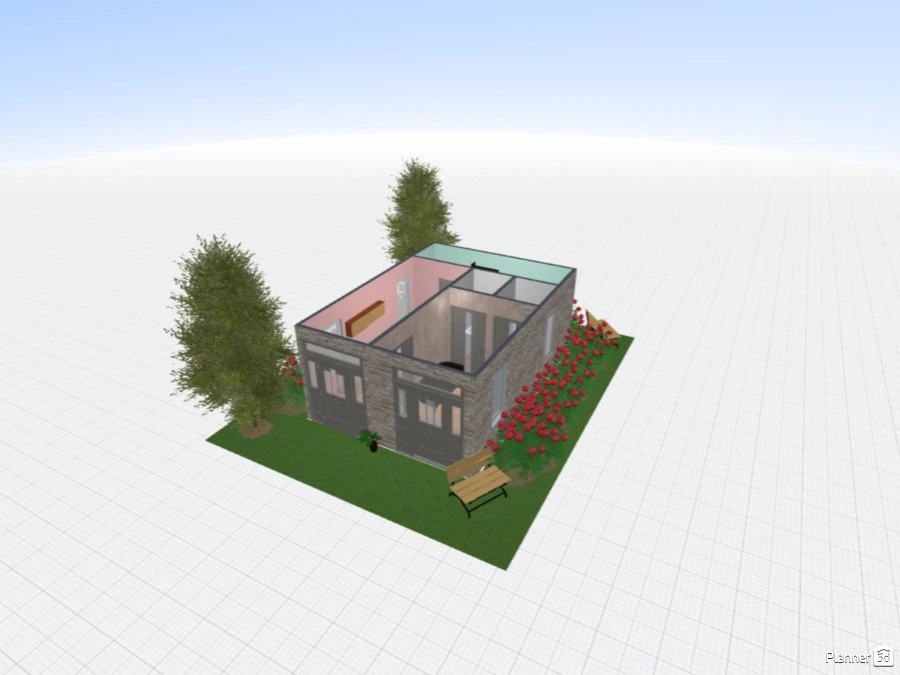 Casa del jardinero - Free Online Design | 3D Outdoor Floor Plans by ...